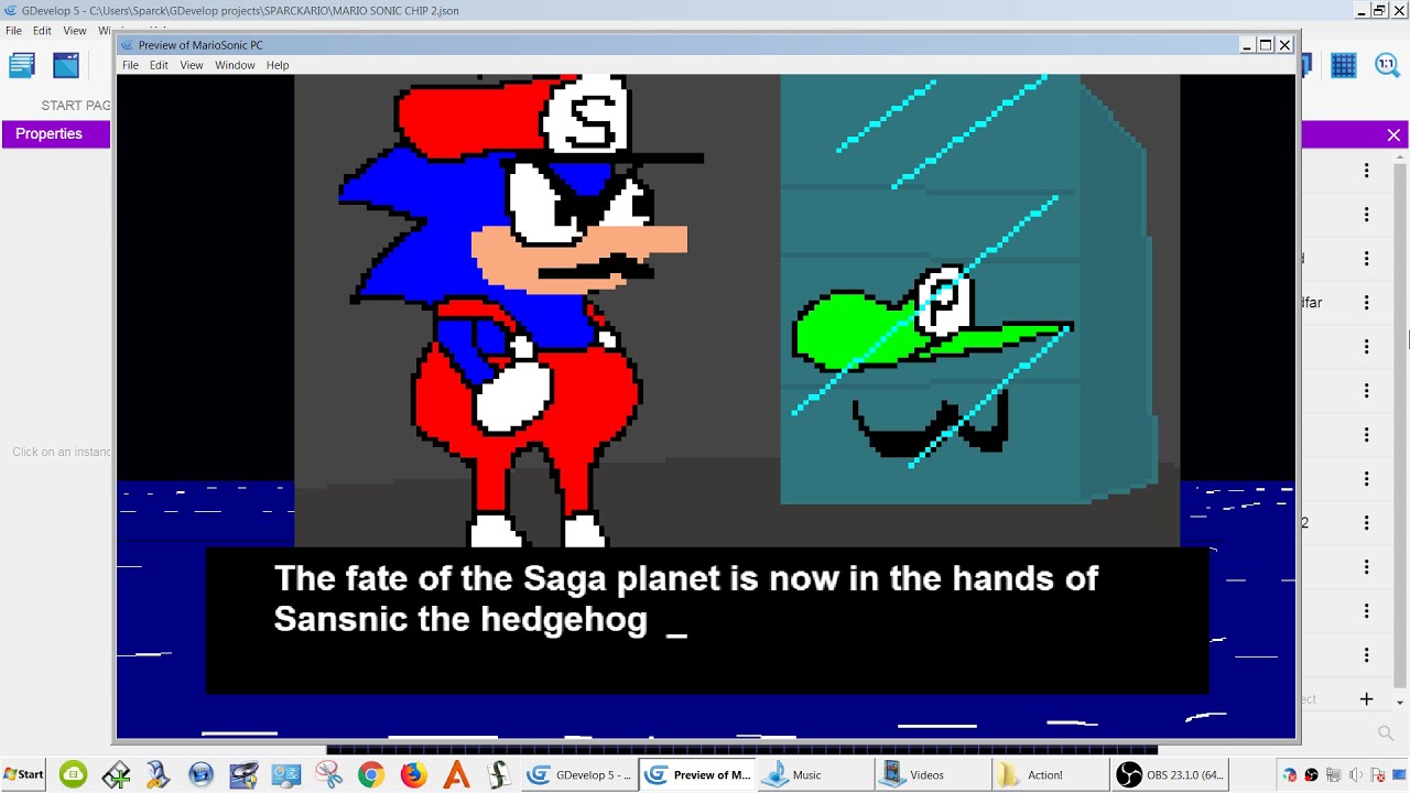 SONIC BUT IT'S MADE IN GDEVELOP - YouTube
