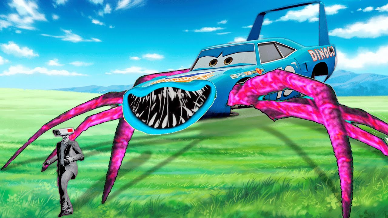 Massive CITY ATTACK the King Eater and Camera Man in BeamNG - YouTube