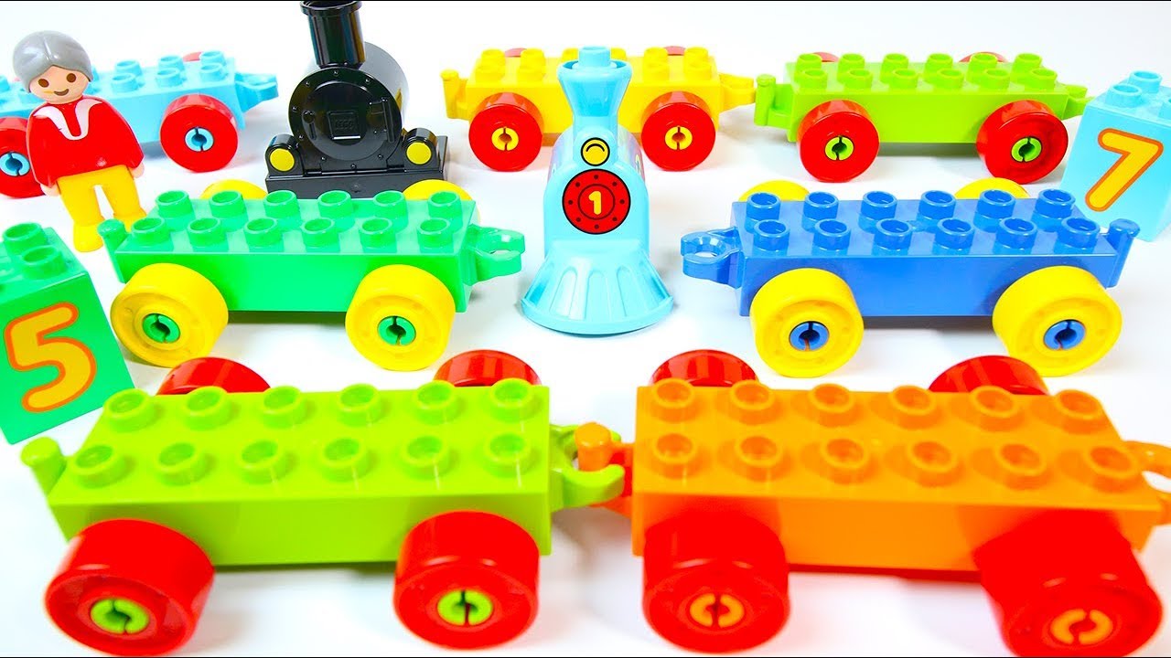Learn Colors and Counting with Duplo Number Train - Building Blocks ...