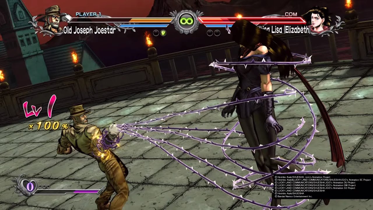 JJBA ASBR: Great Heat Attacks on Lisa Lisa (Requested Video) - YouTube