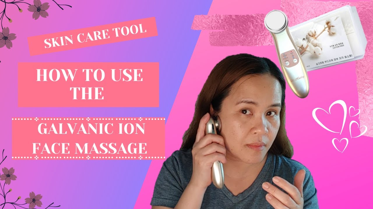 Skin Care Tool: Galvanic Ion Face Massager / Korean Skin Care beauty ...