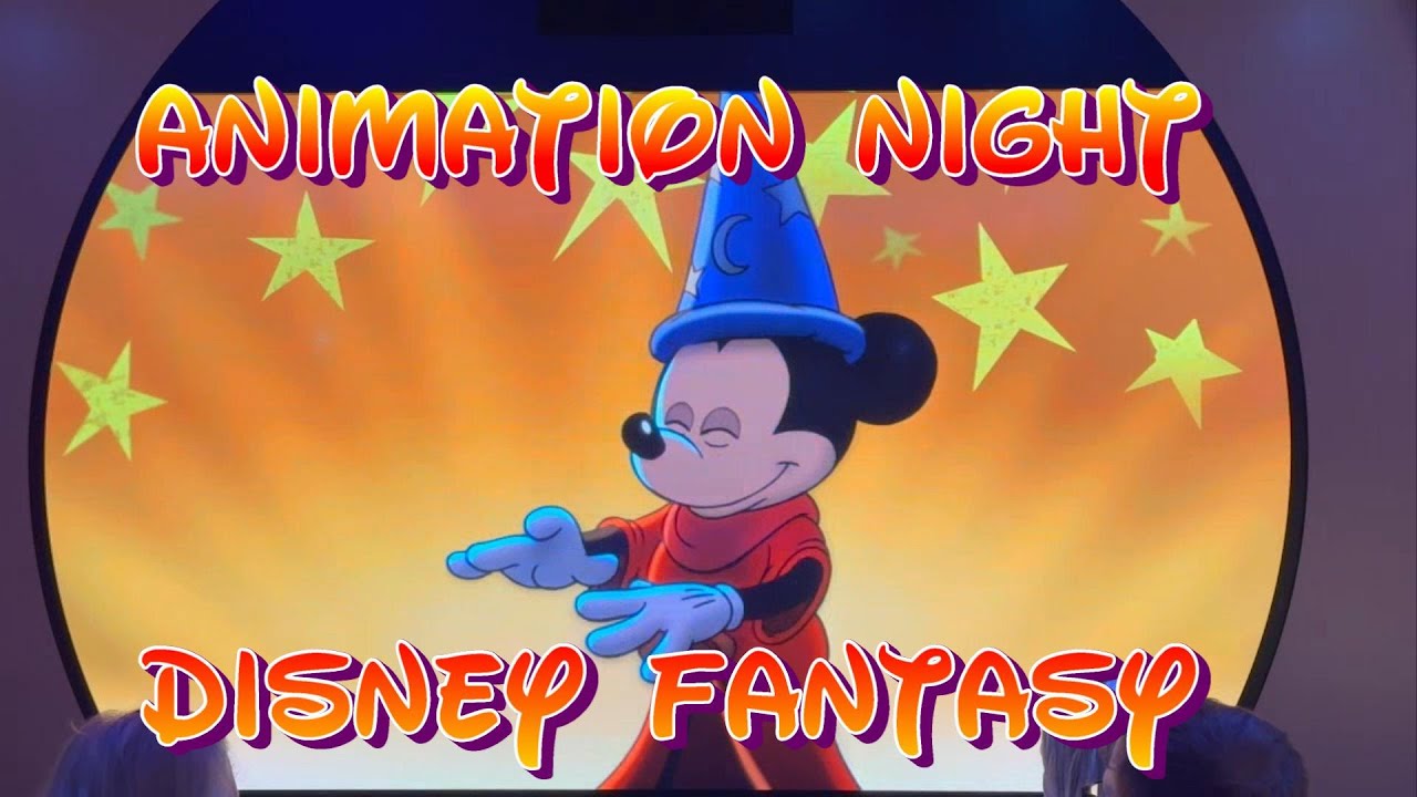 Animation Night At Animator's Palate | Disney Fantasy Cruise - YouTube