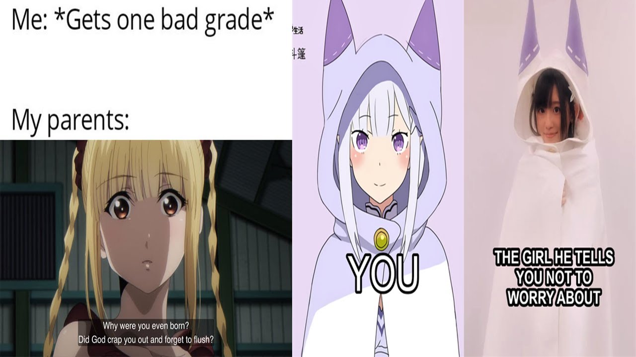ANIME MEMES ~ Why Tho... - YouTube