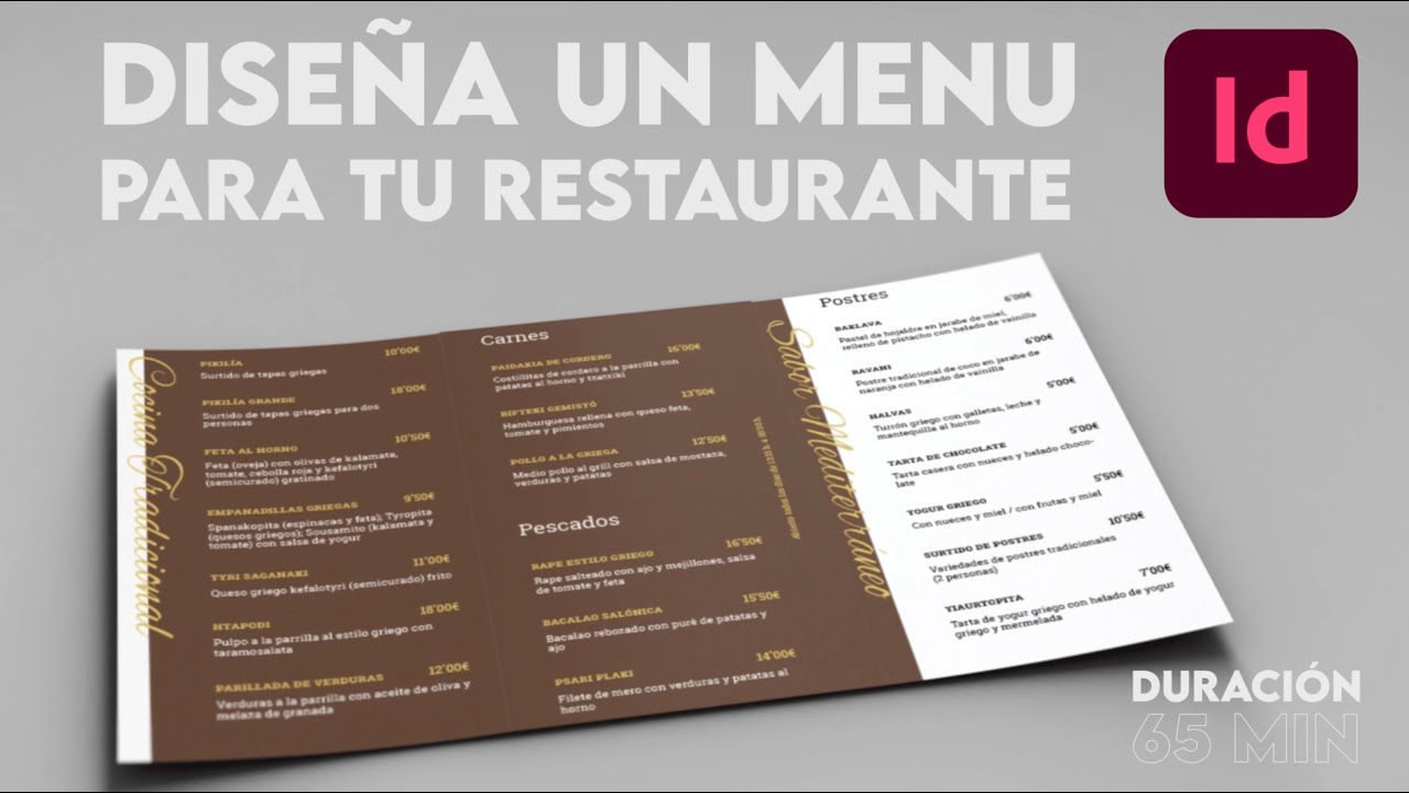 03 Aprende InDesign todo en uno (Maqueta tu primer Tríptico con ...