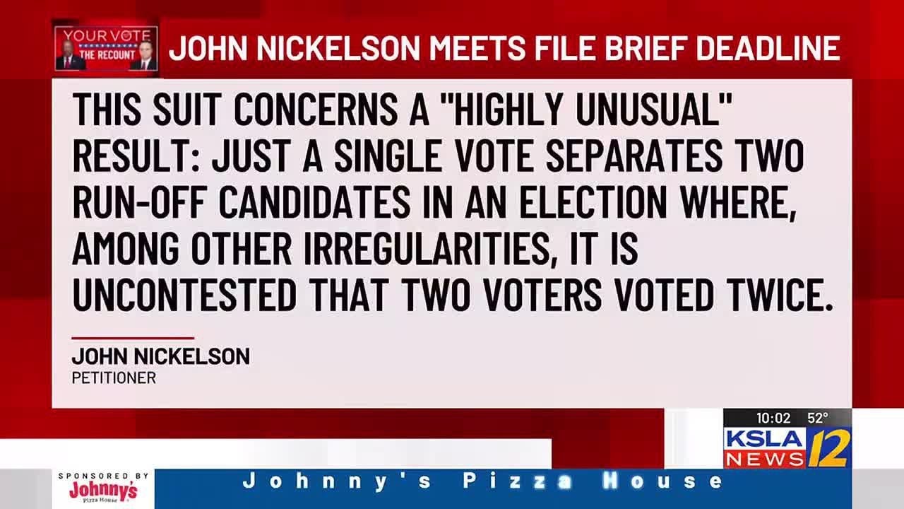 Nickelson meets court’s deadline to file brief - YouTube