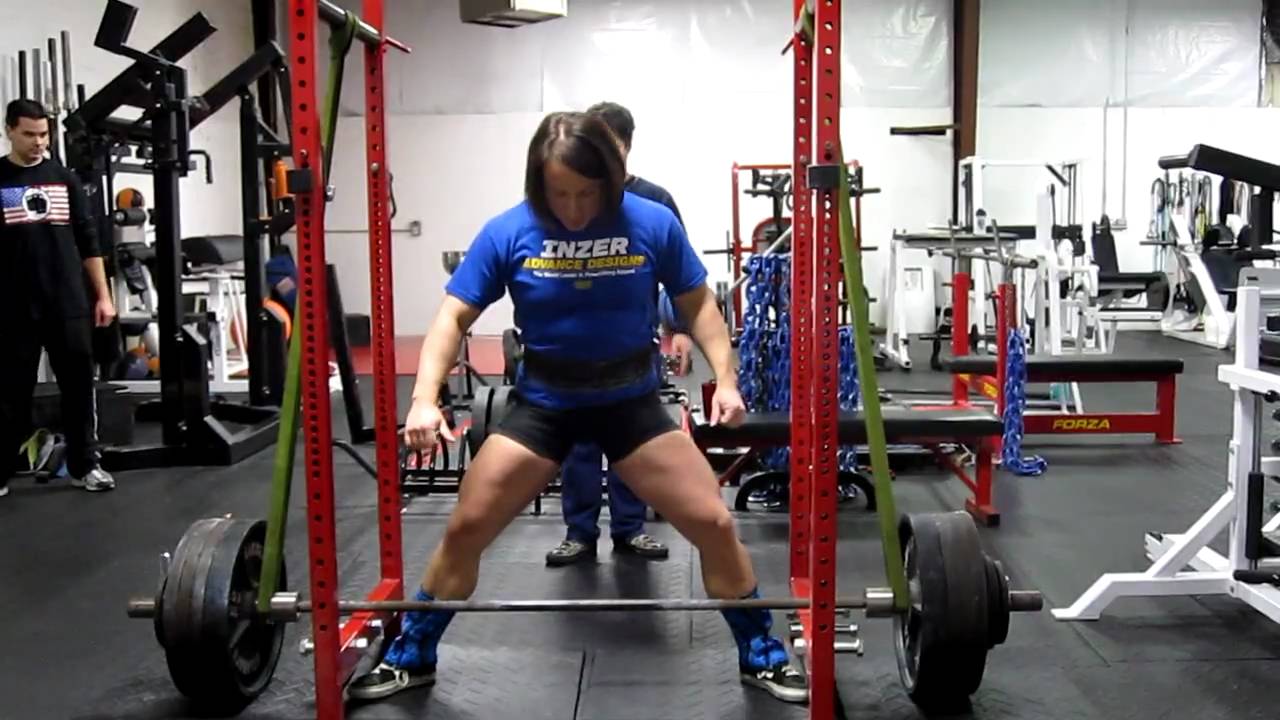 Laura Phelps-Sweatt - 600 lb. deadlift with reverse green bands 1/12/10 ...