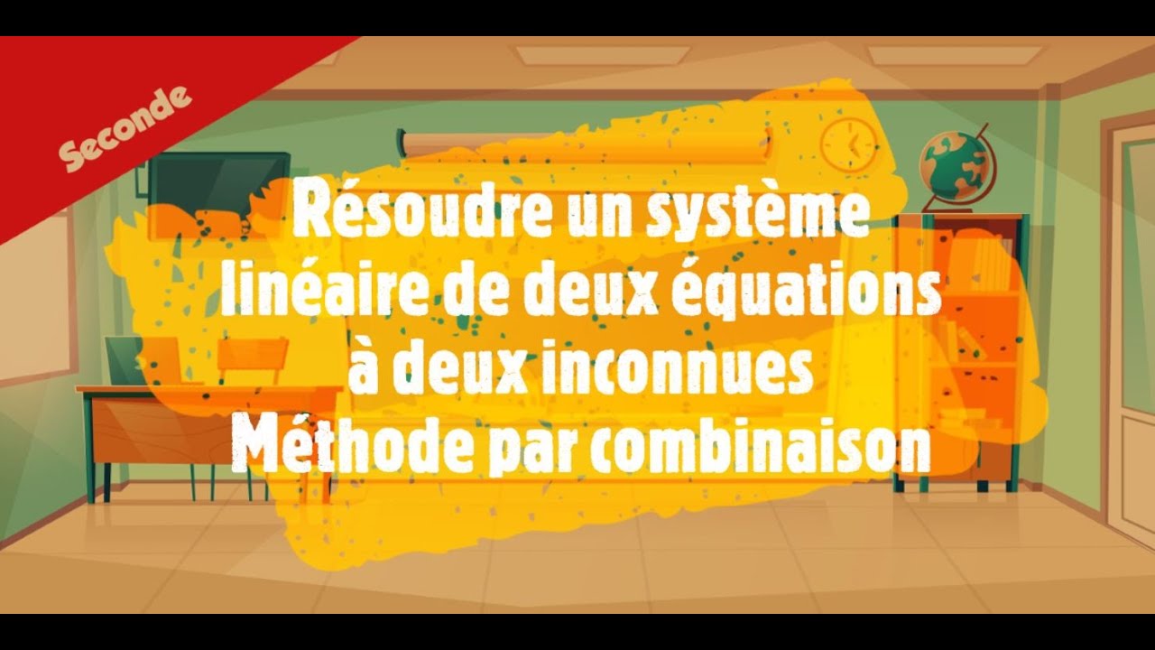 Résoudre un système linéaire de deux équations à deux inconnues ...