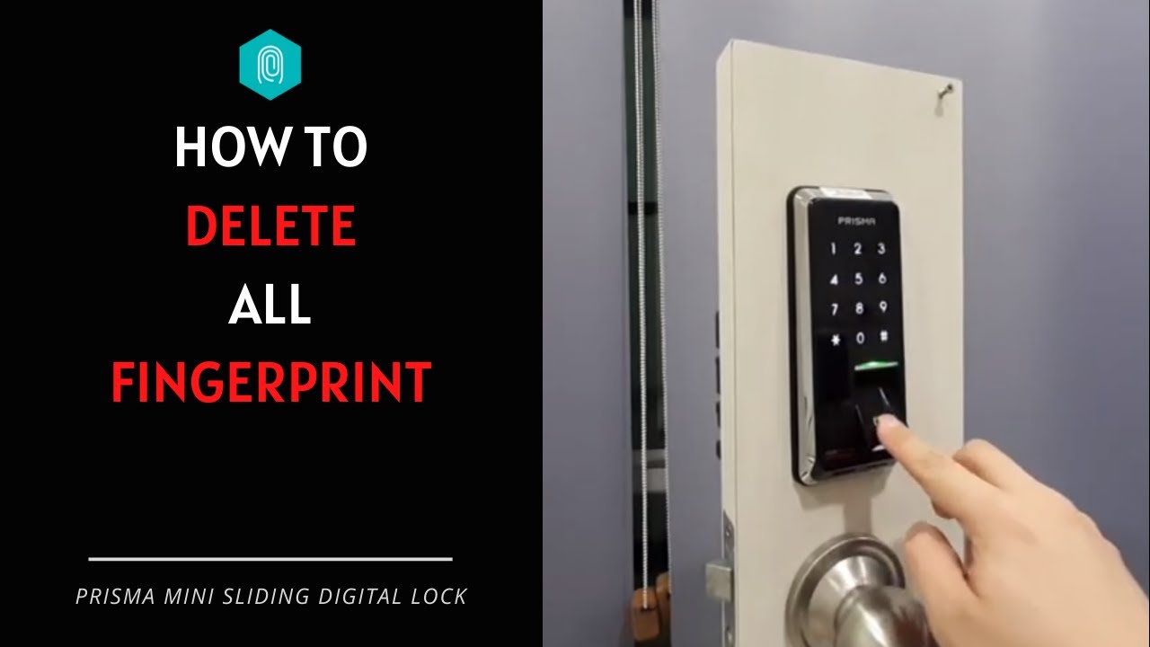 Royal Prisma Mini Digital Door Lock- How to Delete All Fingerprint ...