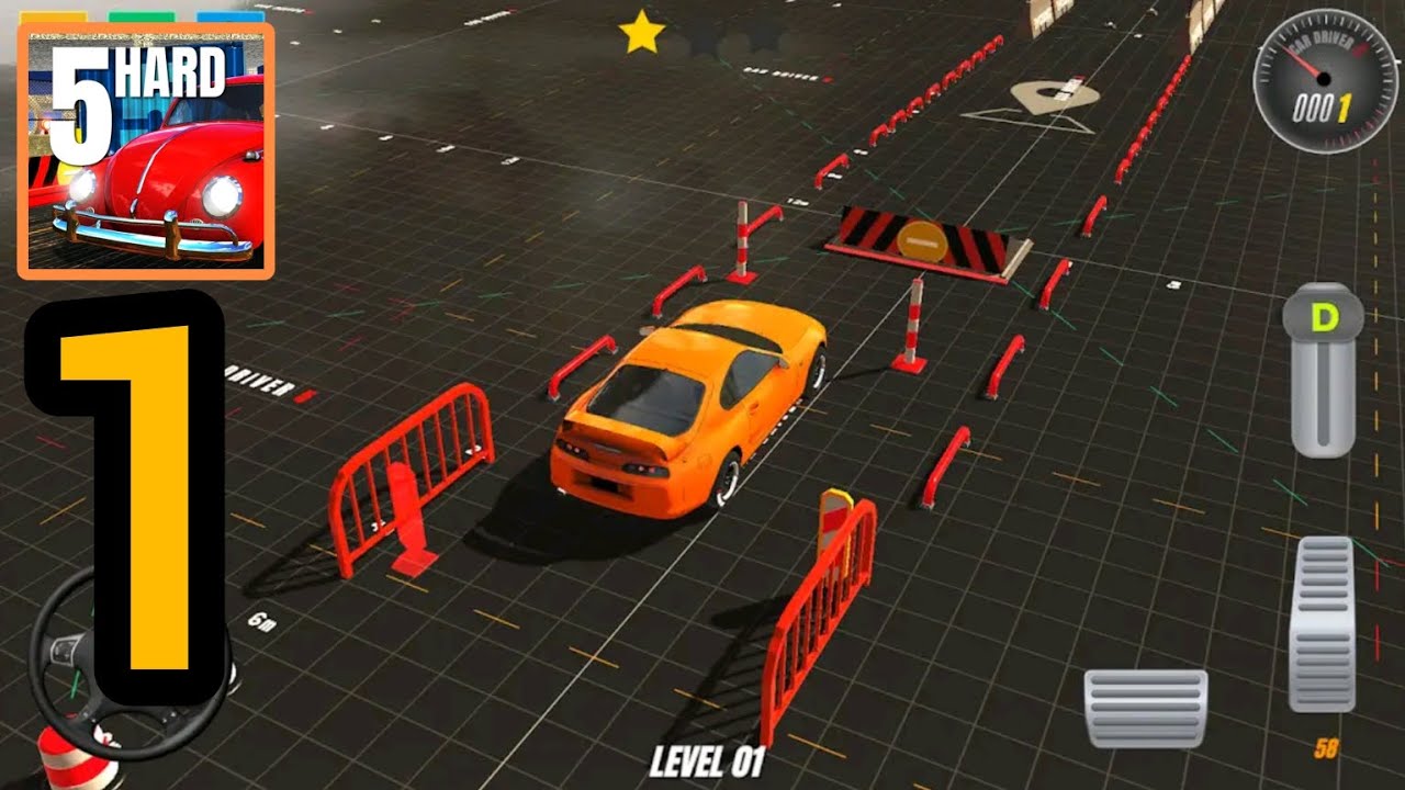 Car Driver 5 ( HARD ) Gameplay Part 1 Level 1-3 - Car Simulator - Car ...
