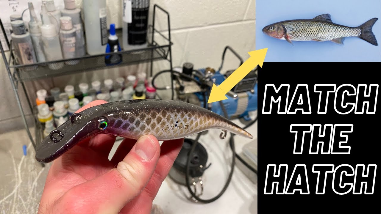 Painting a Musky Lure to "match the hatch"| Making a Fall Fish lure ...
