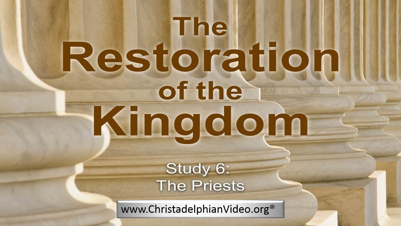 Ezekiel's Temple, Study 6 The Priests The Levites & The Sons of Zadok ...