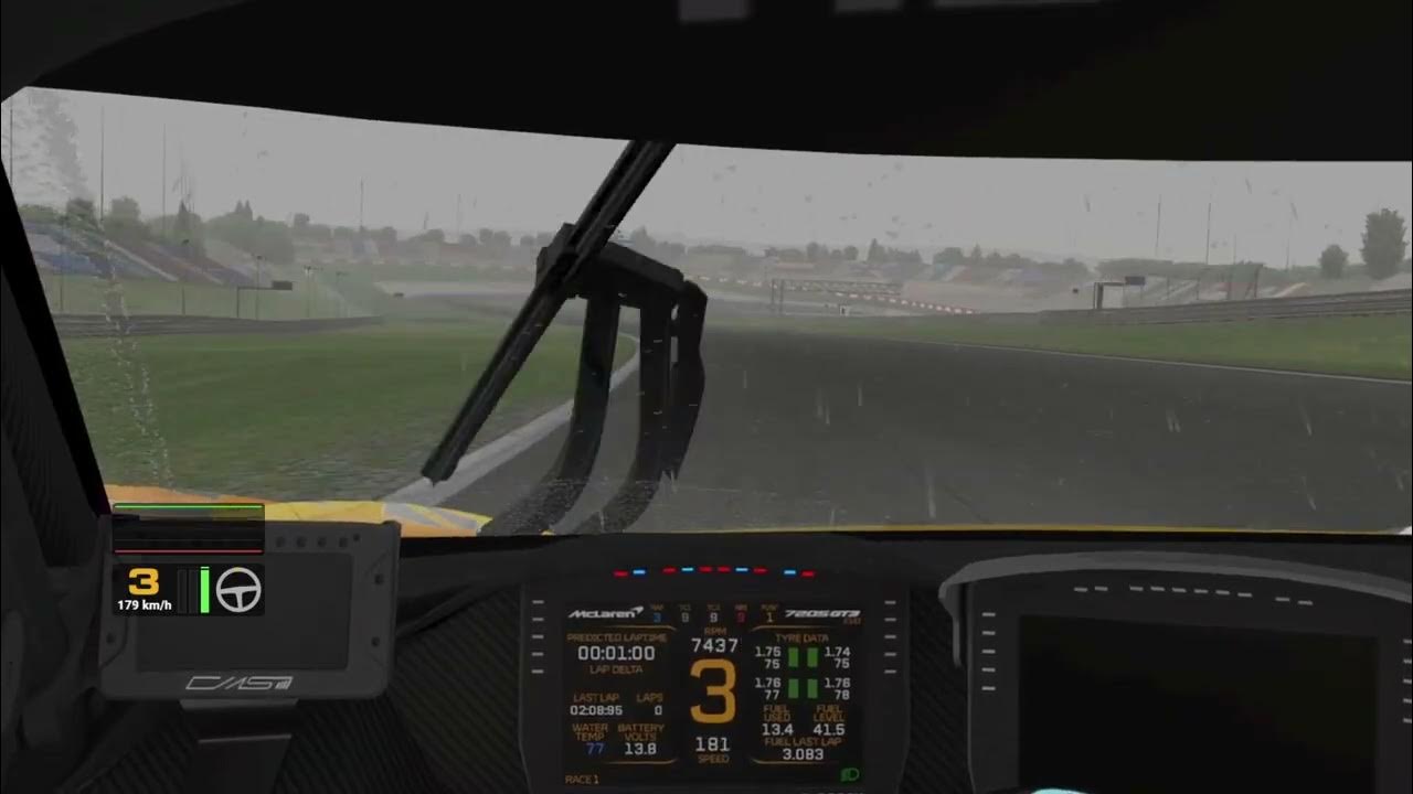 iRacing Onboard Lap: McLaren 720S GT3 EVO at Nurburgring GP (Wet) 25S1 IMSA - YouTube