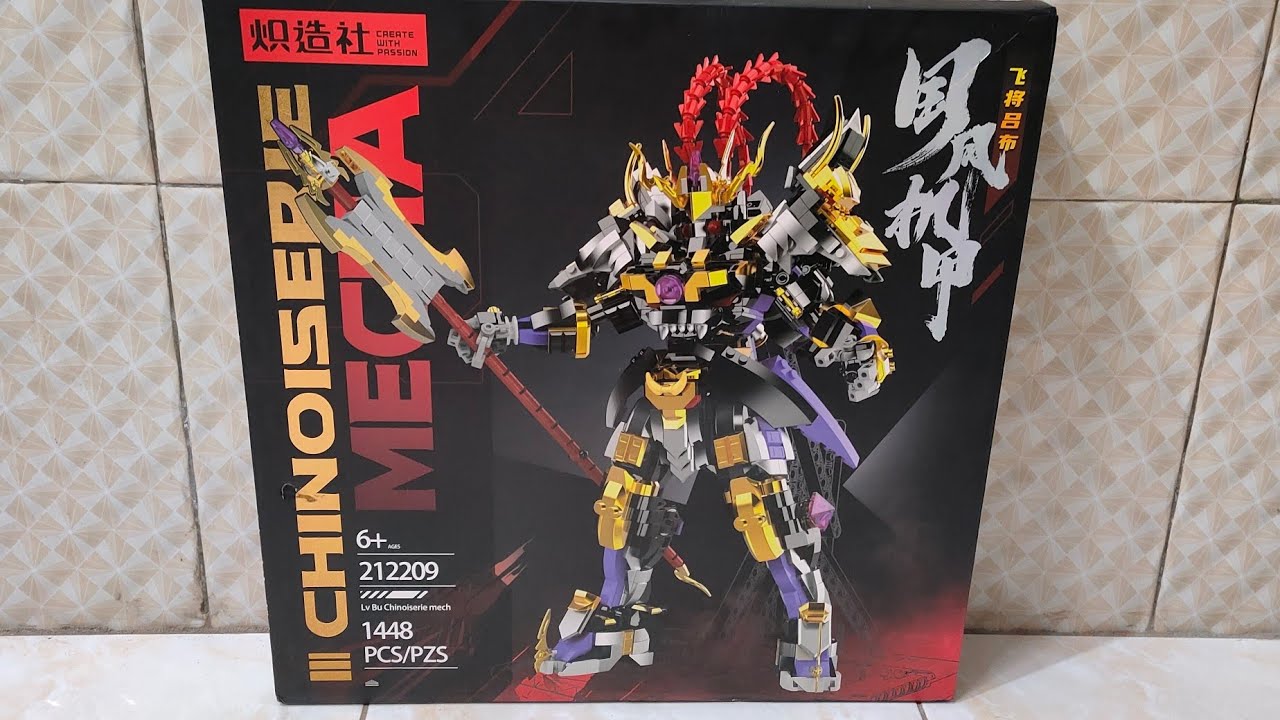 Chinese Blocks Lego like. Chinoiserie Mecha LuBu #lego #blocktoys #lübu ...