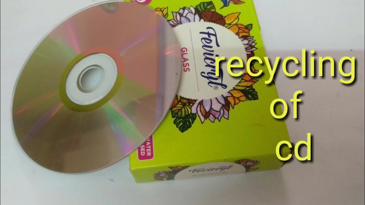 CD craft idea/waste CD recycling/पुरानी सीडी का उपयोग. - YouTube