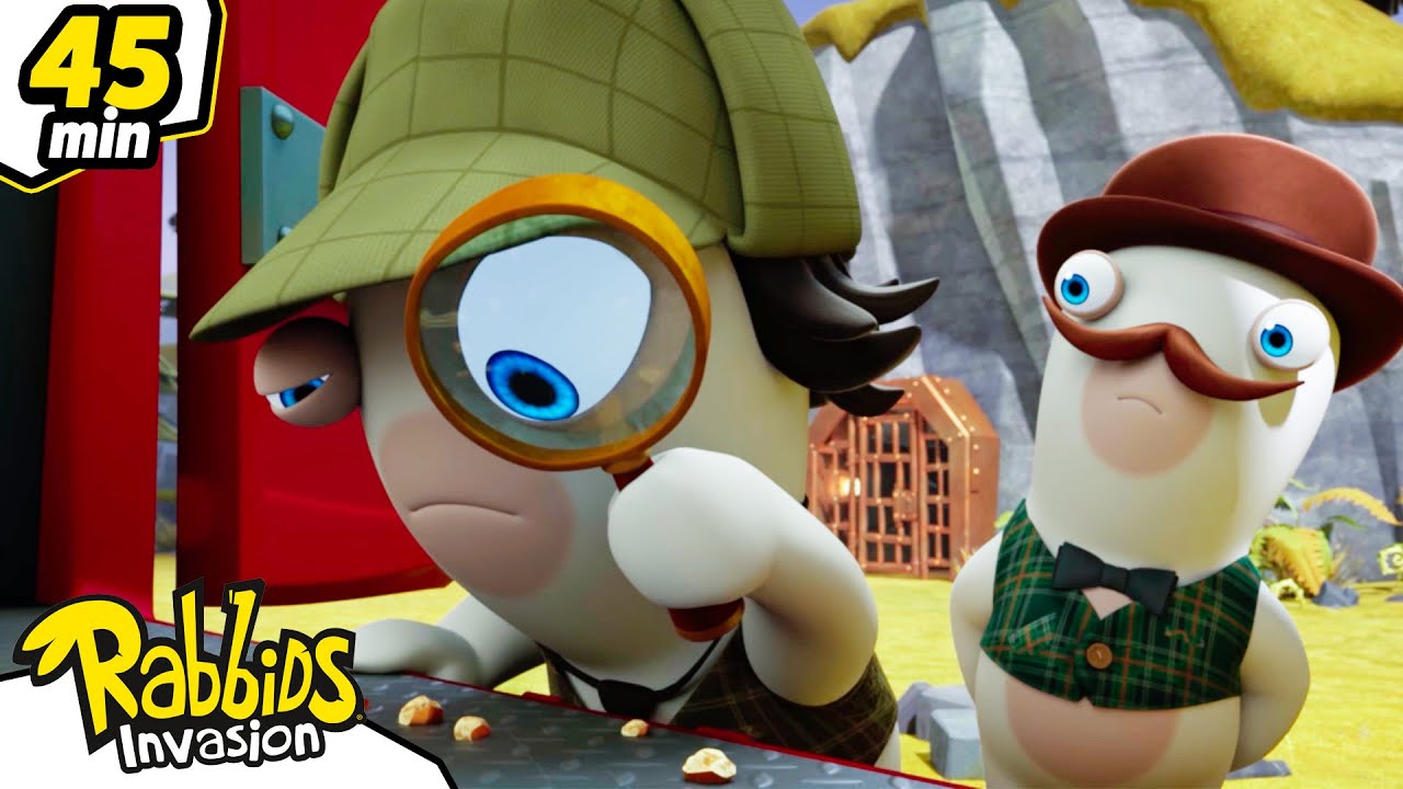 The best detective is on the case! | RABBIDS INVASION 🐰 | 45mn ...