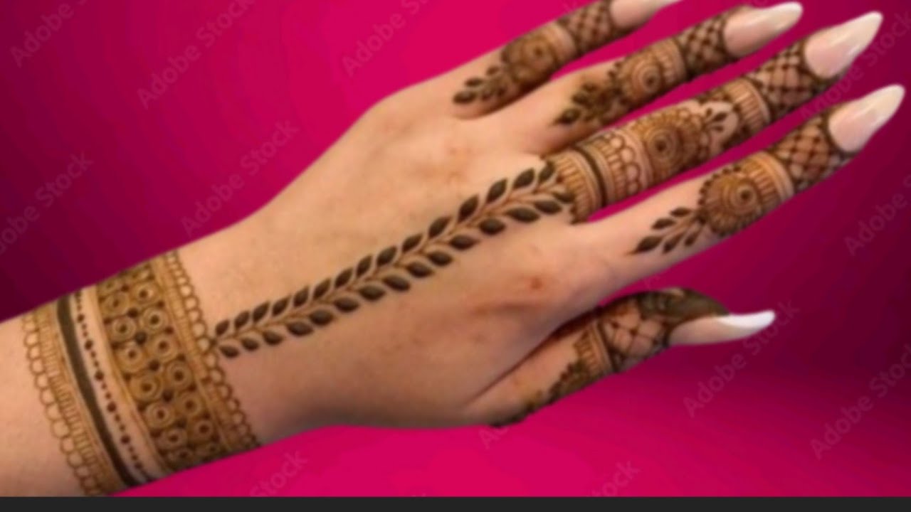 New Fashion Mehndi Design ll Simple Mehndi Design ll - YouTube