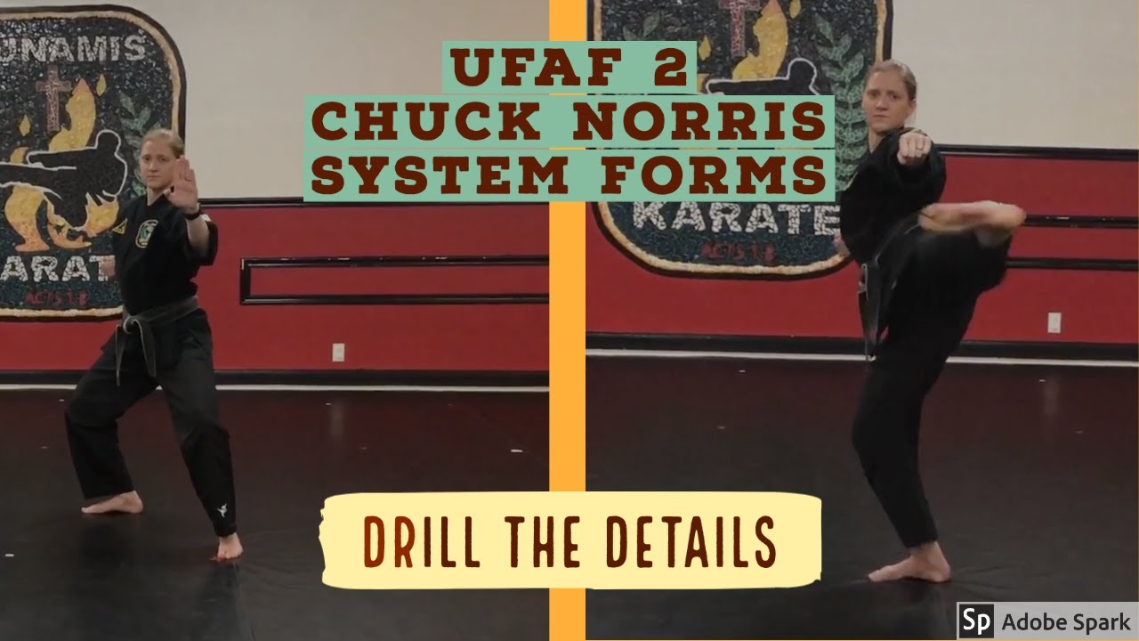 UFAF 2 - Chuck Norris System Forms - Skills for Sets 1 & 2 - Drill ...