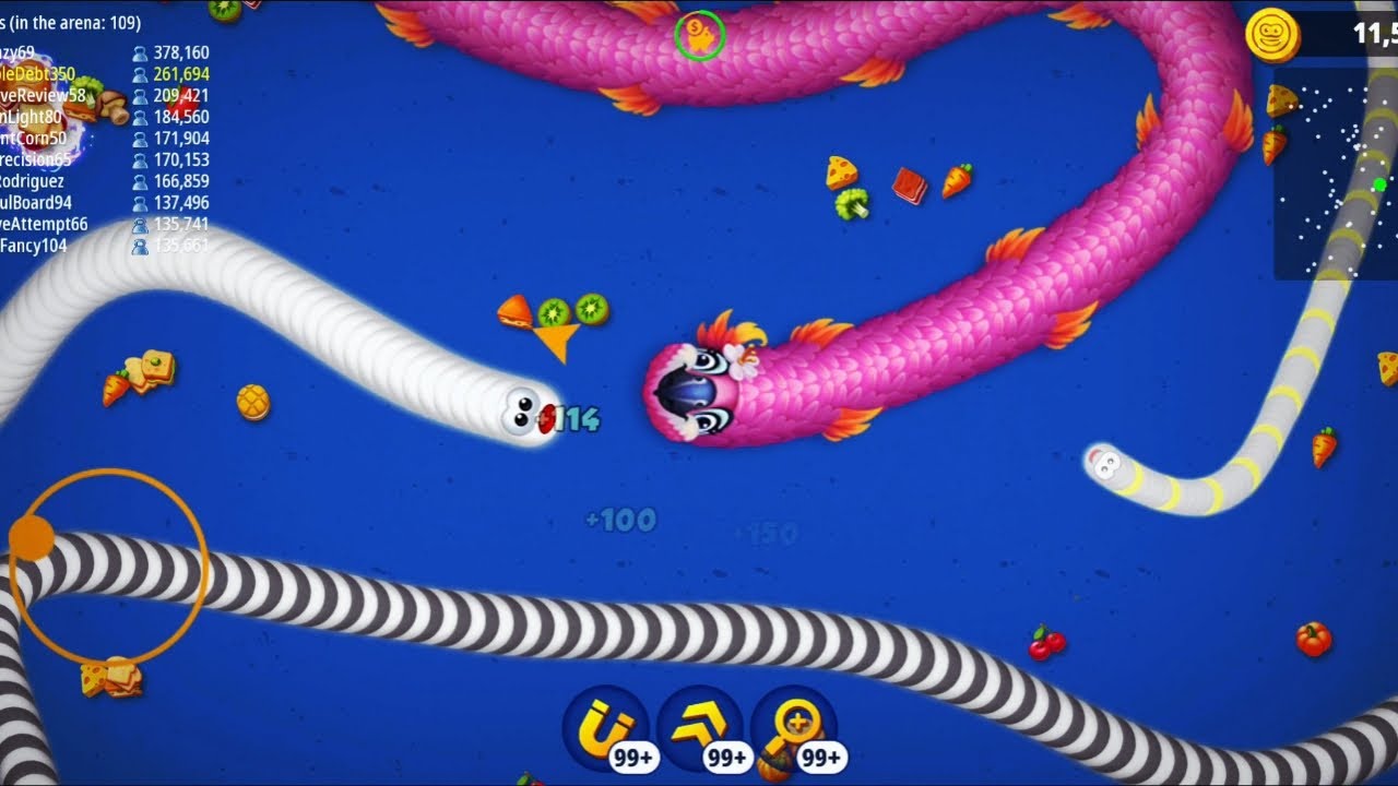 Worms Zone 🪱 gameplay walkthrough level Mobile #gaming - YouTube