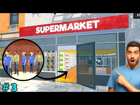 Hiring New Employees And Upgrading My Supermarket Simulator - YouTube
