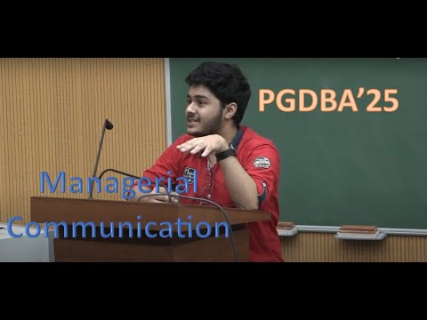 PGDBA'25 (ISI-K || IIT KGP || IIM-C): Pre-semester Managerial ...