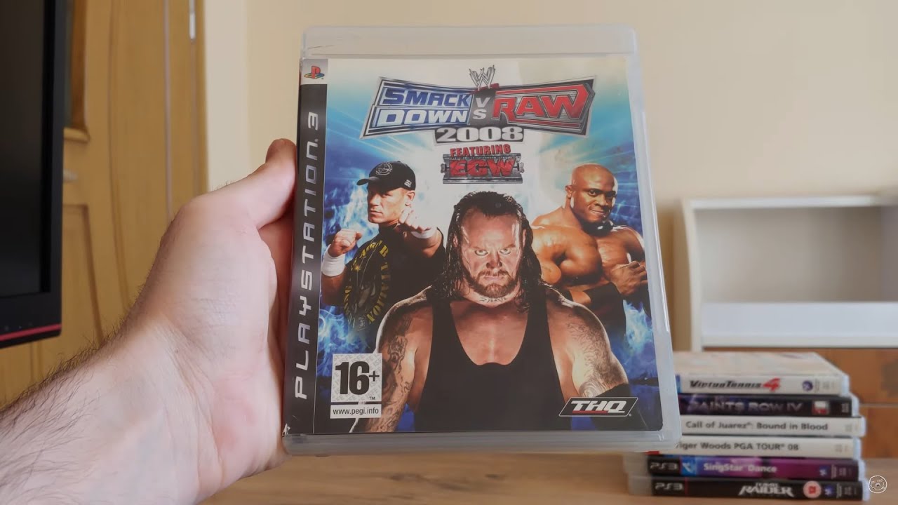 WWE SmackDown! vs. RAW 2008 - PS3 - UNBOXING - YouTube