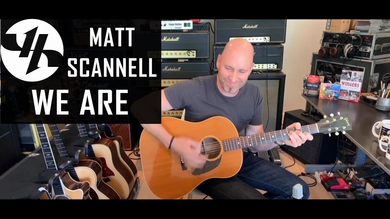 "We Are" Matt Scannell Vertical Horizon Live Acoustic 4/18/21 - YouTube ...
