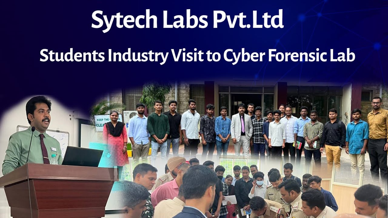 INDUSTRY VISIT TO FORENSIC LAB | SYTECH LABS STUDENTS | SANDEEP ...