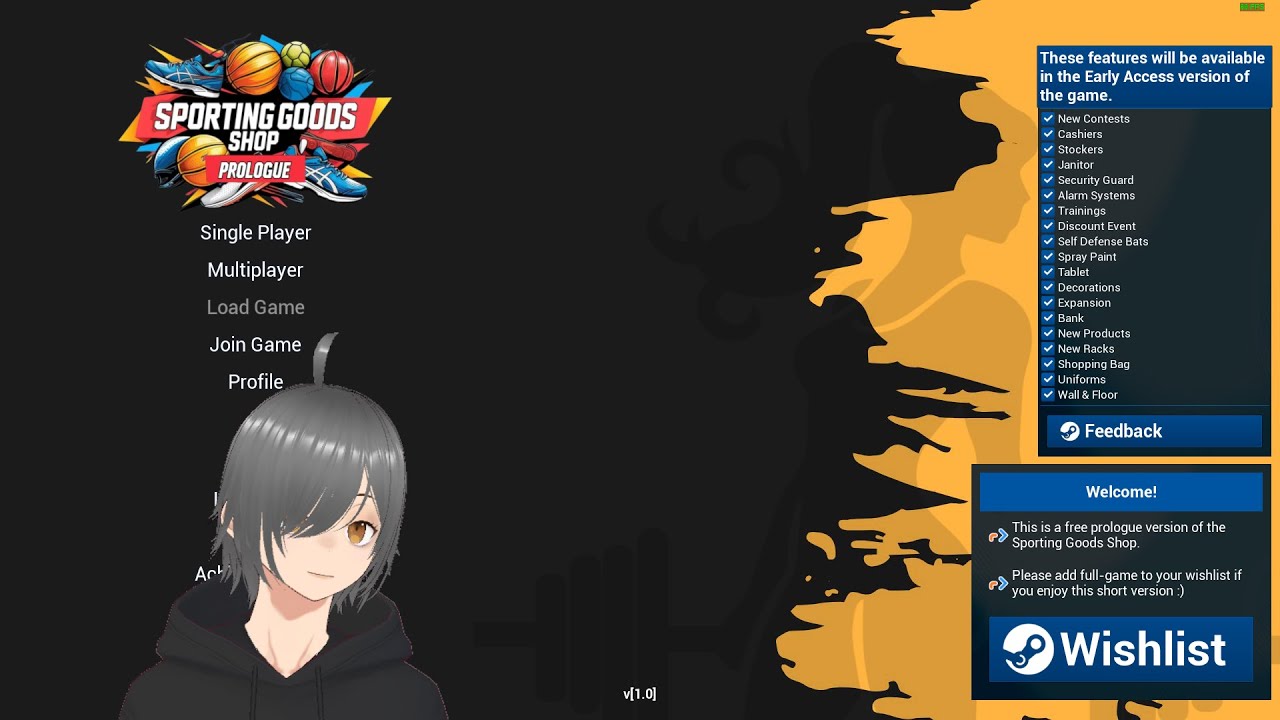 【Sporting Goods Shop】Prologue Gameplay - YouTube