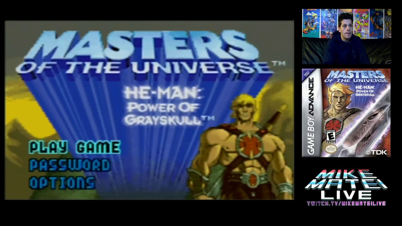 He-Man: Power of Grayskull (GBA) Mike Matei Live - YouTube