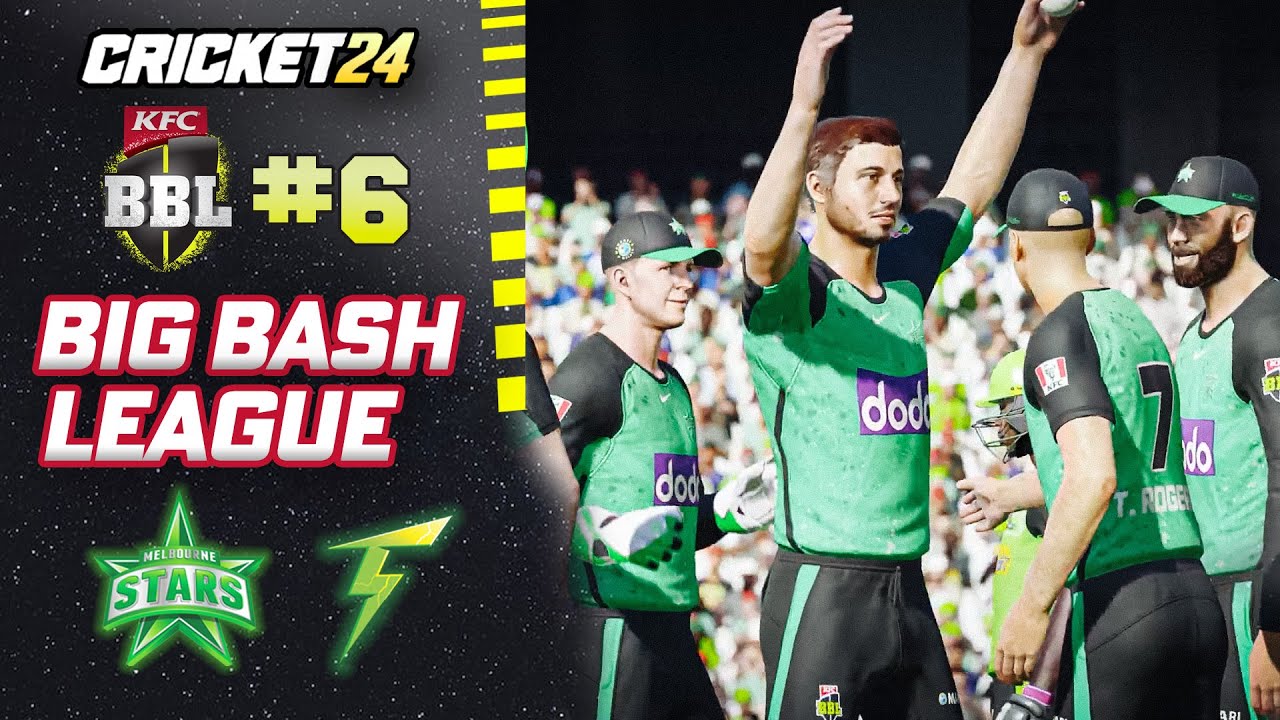 BBL14 | Melbourne Stars v Sydney Thunder | Match 6 | Cricket 24 - YouTube