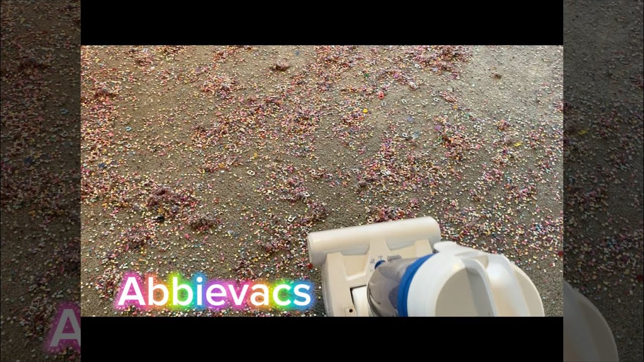 Full room mess test w/Vacmaster! Pile pushing, pile stepping! #asmr # ...