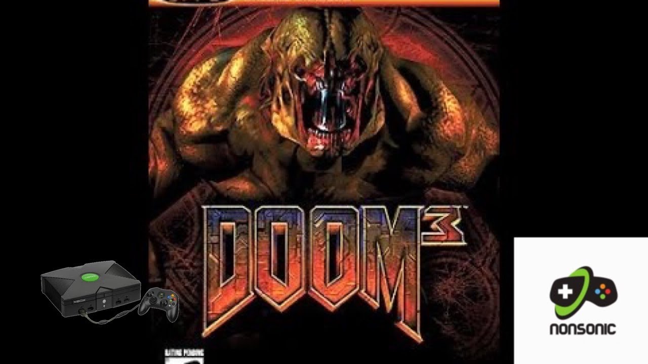 Playing Doom 3 Original Xbox Game - YouTube