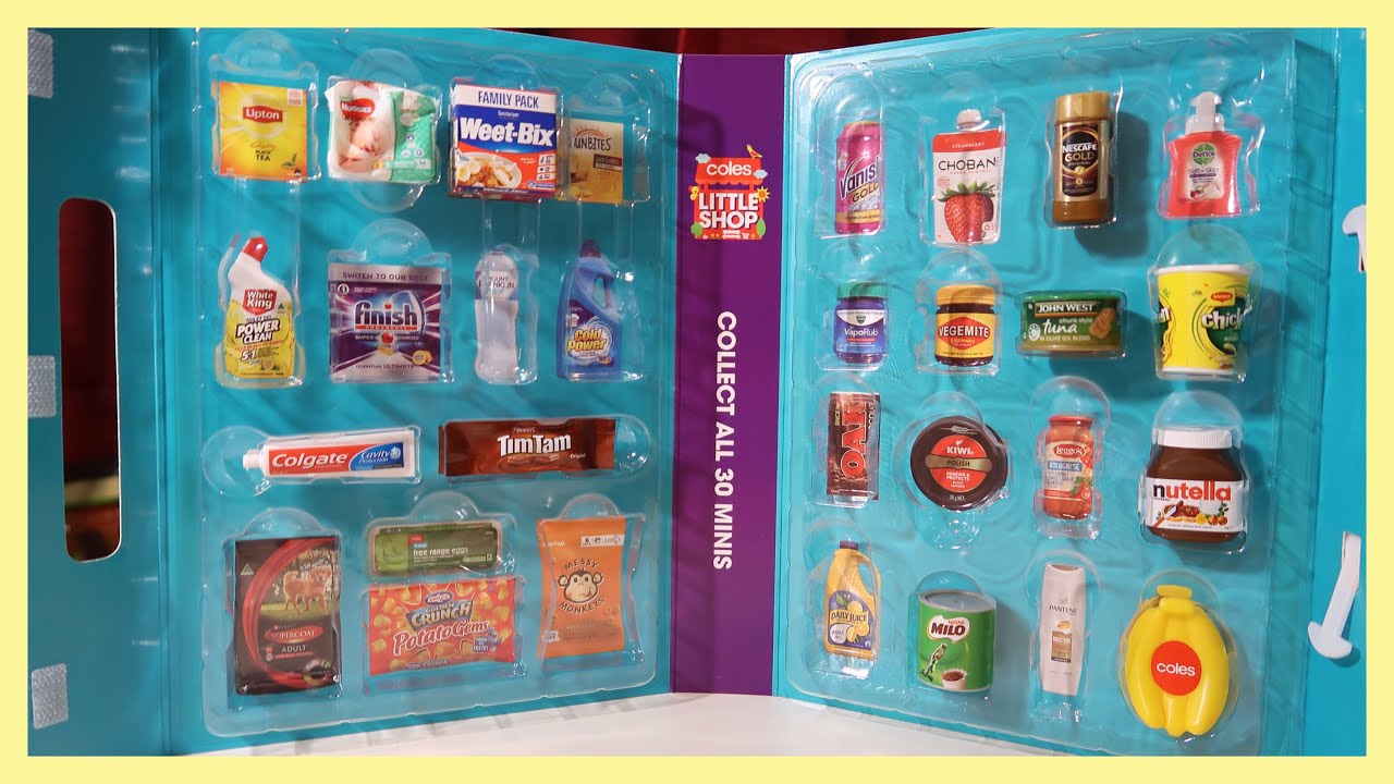 COLES LITTLE SHOP MINI COLLECTABLES COLLECTOR'S CASE - YouTube