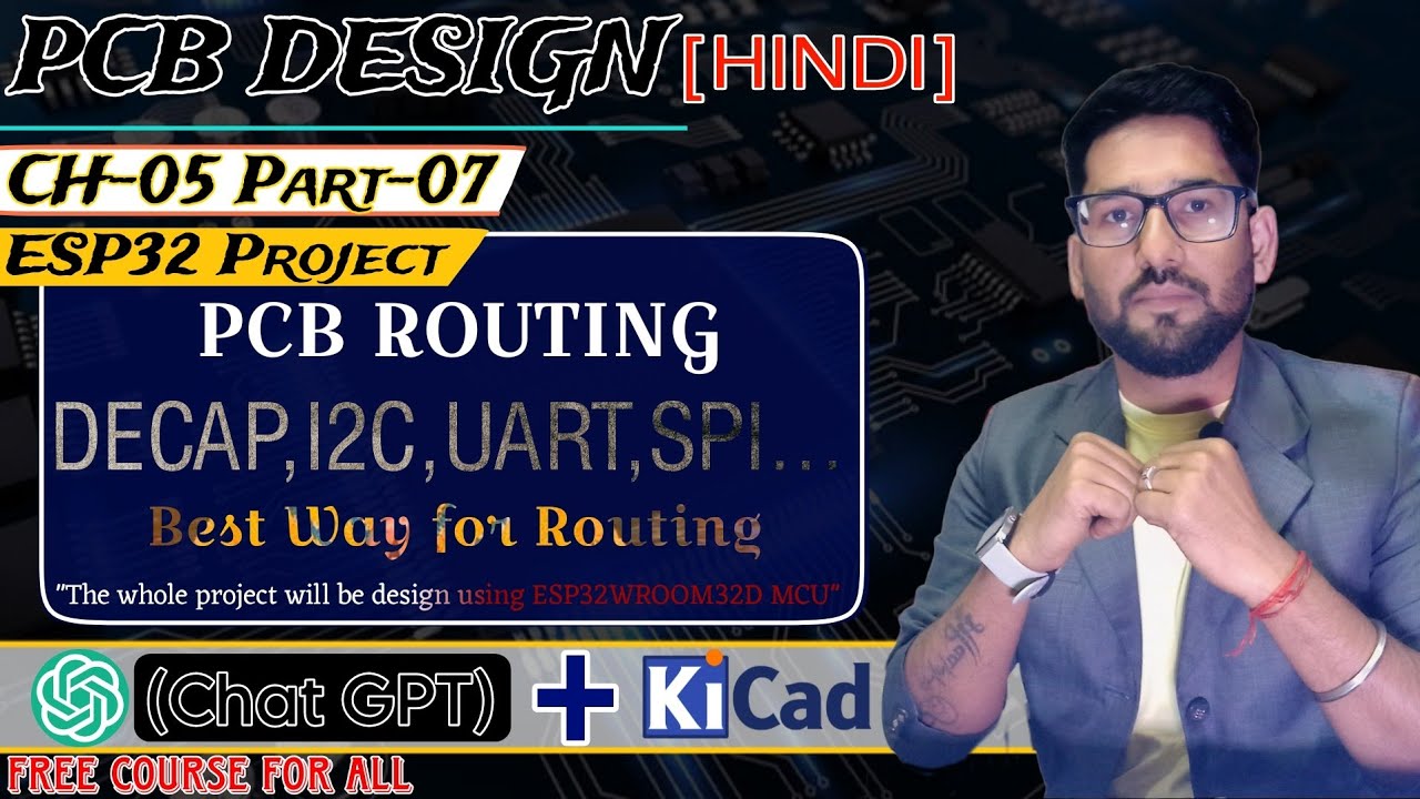 PCB Routing Part-07 | PCB Routing for SPI, I2C, UART & DeCap #pcb # ...