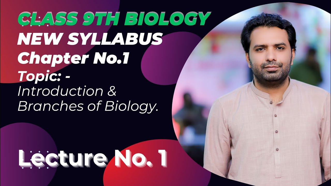 9th Biology (New Syllabus 2025) Chapter 1. Topic: Biology and it's ...