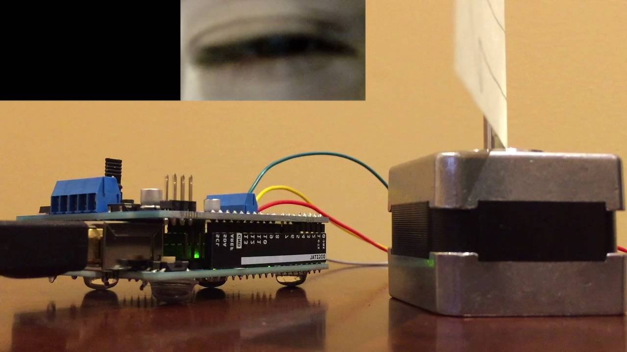 Eye Tracking to Control a Motor! - YouTube