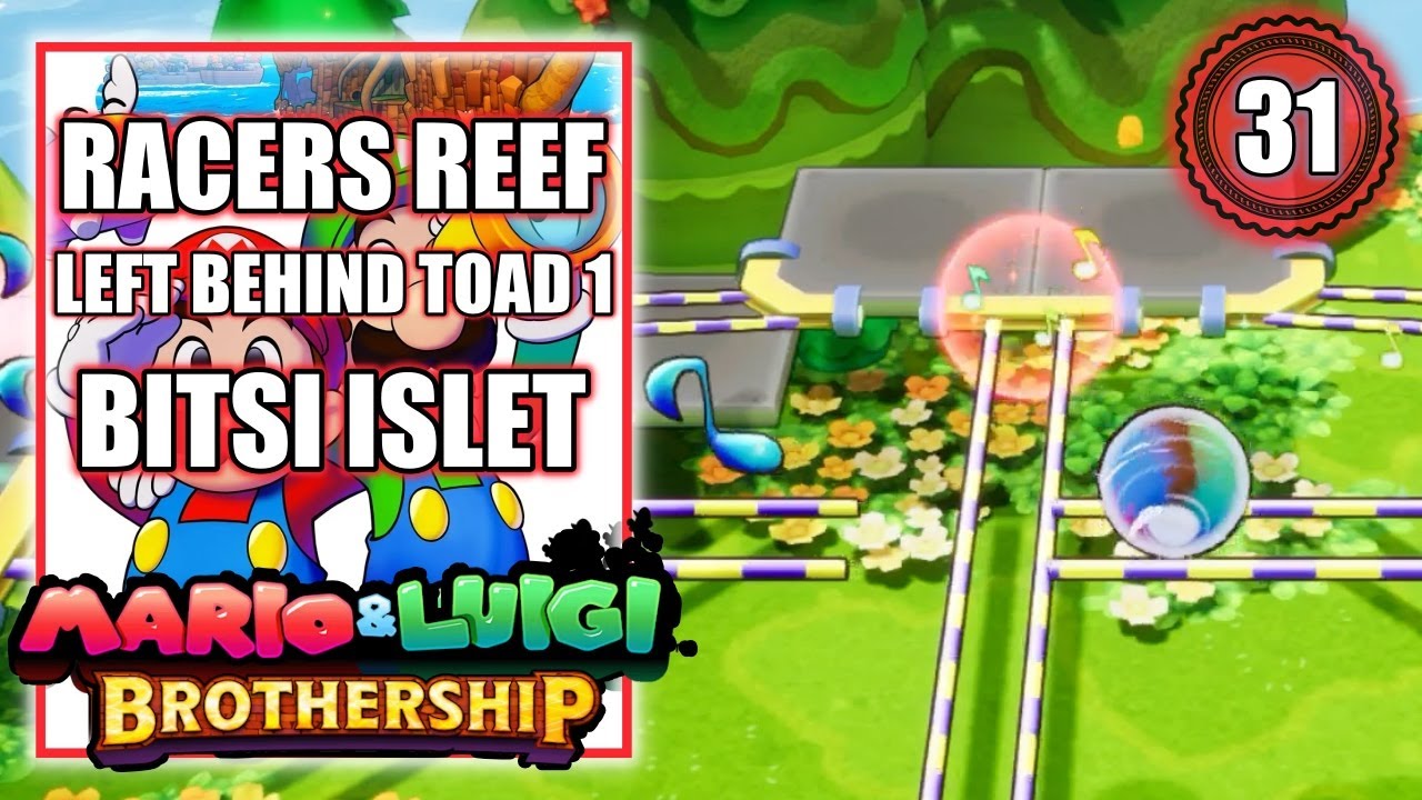 Mario and Luigi Brothership - The Left-Behind Toad (Start) Racers Reef ...