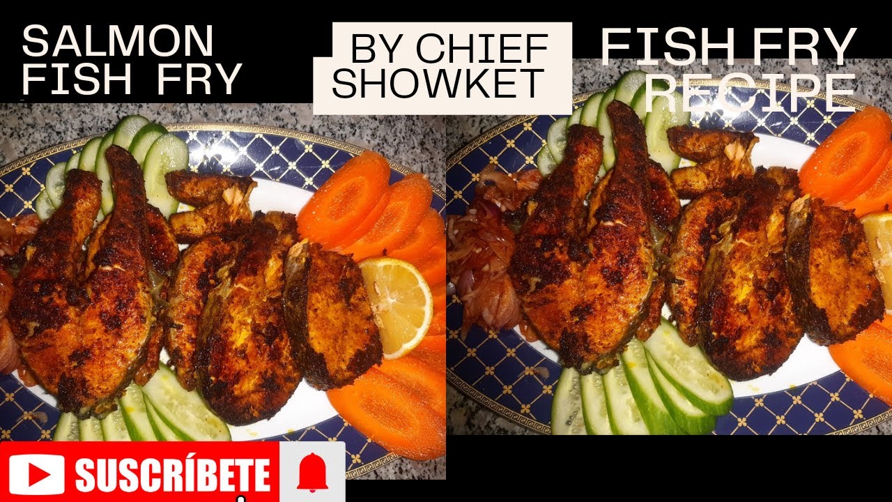 SALMON FISH FRY INDIAN STYLE /SPICY SALMON FISH FRY/HOW TO MAKE SALMON ...