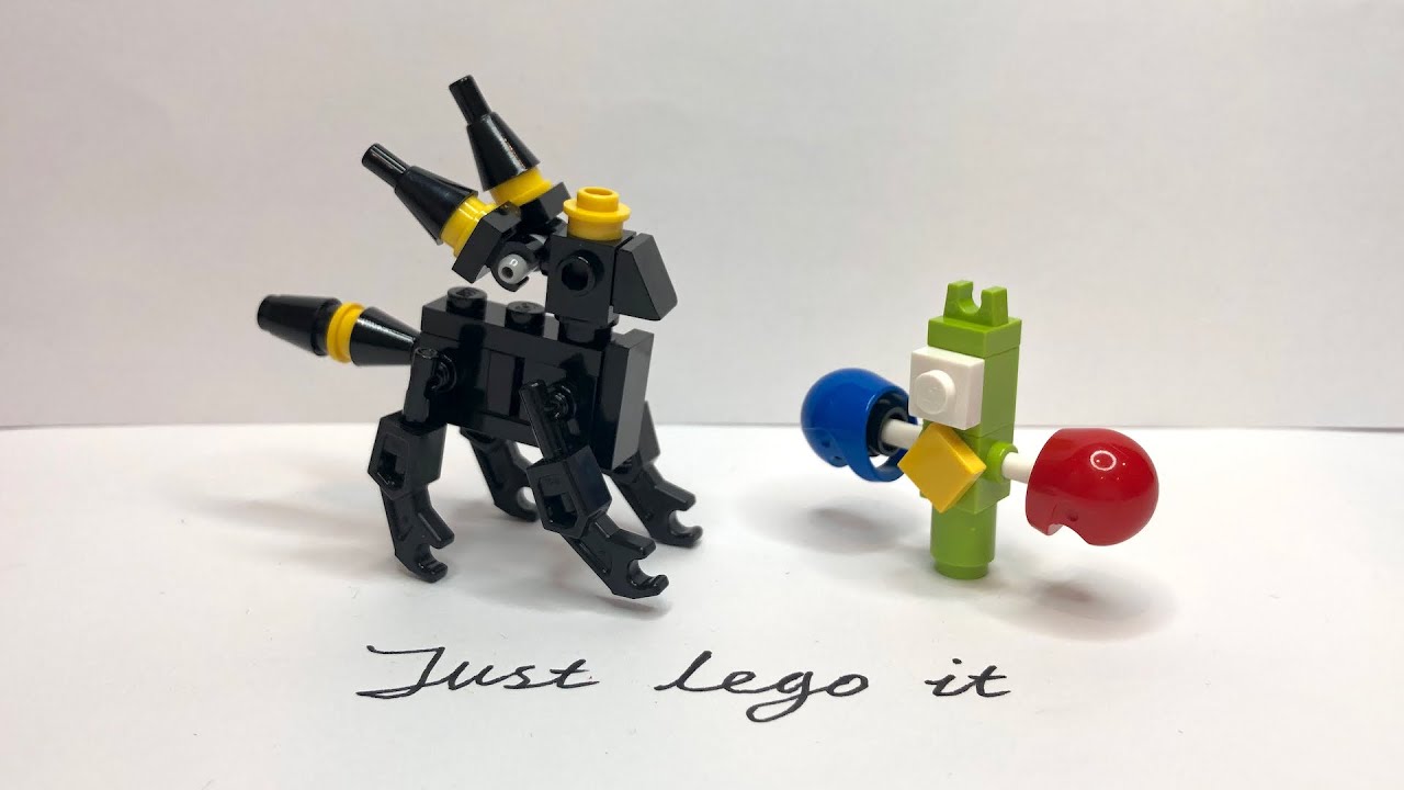 Lego Pokemon MOC Instructions - Umbreon and Roselia - YouTube