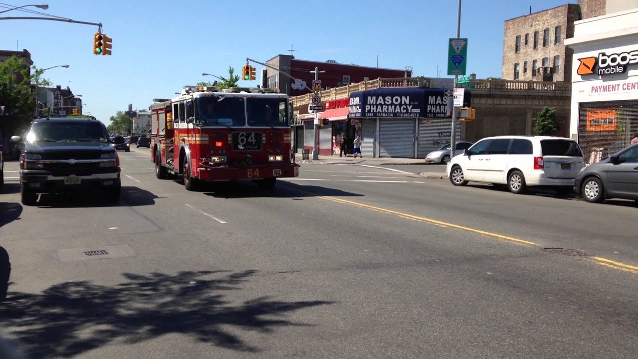 Fdny engine 64 - YouTube