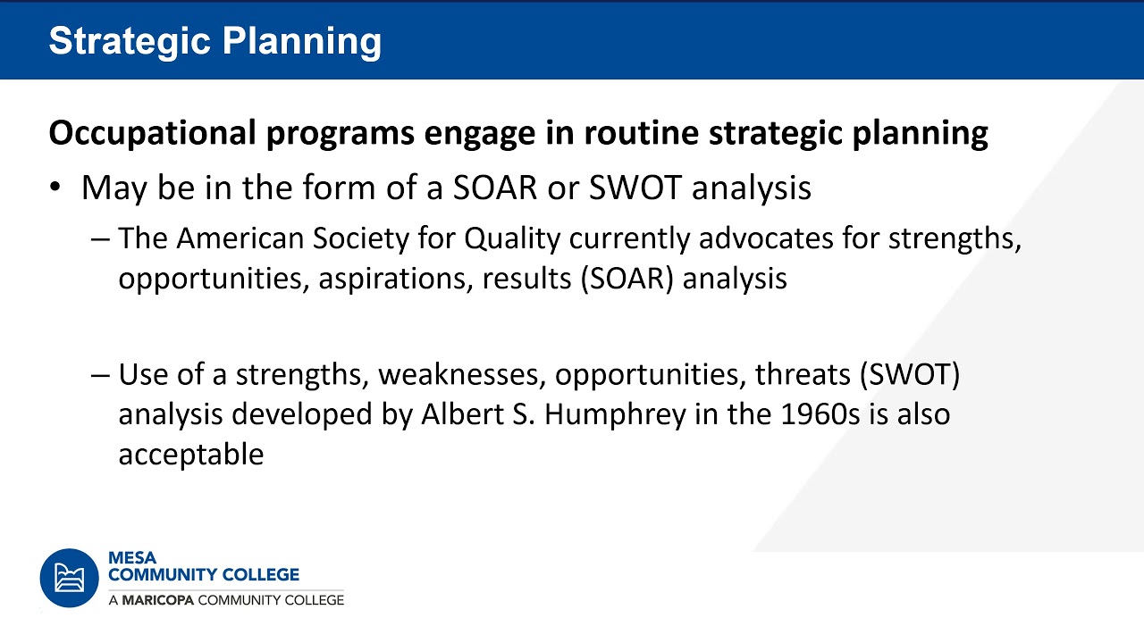 Program Review Analysis and Strategic Planning - YouTube