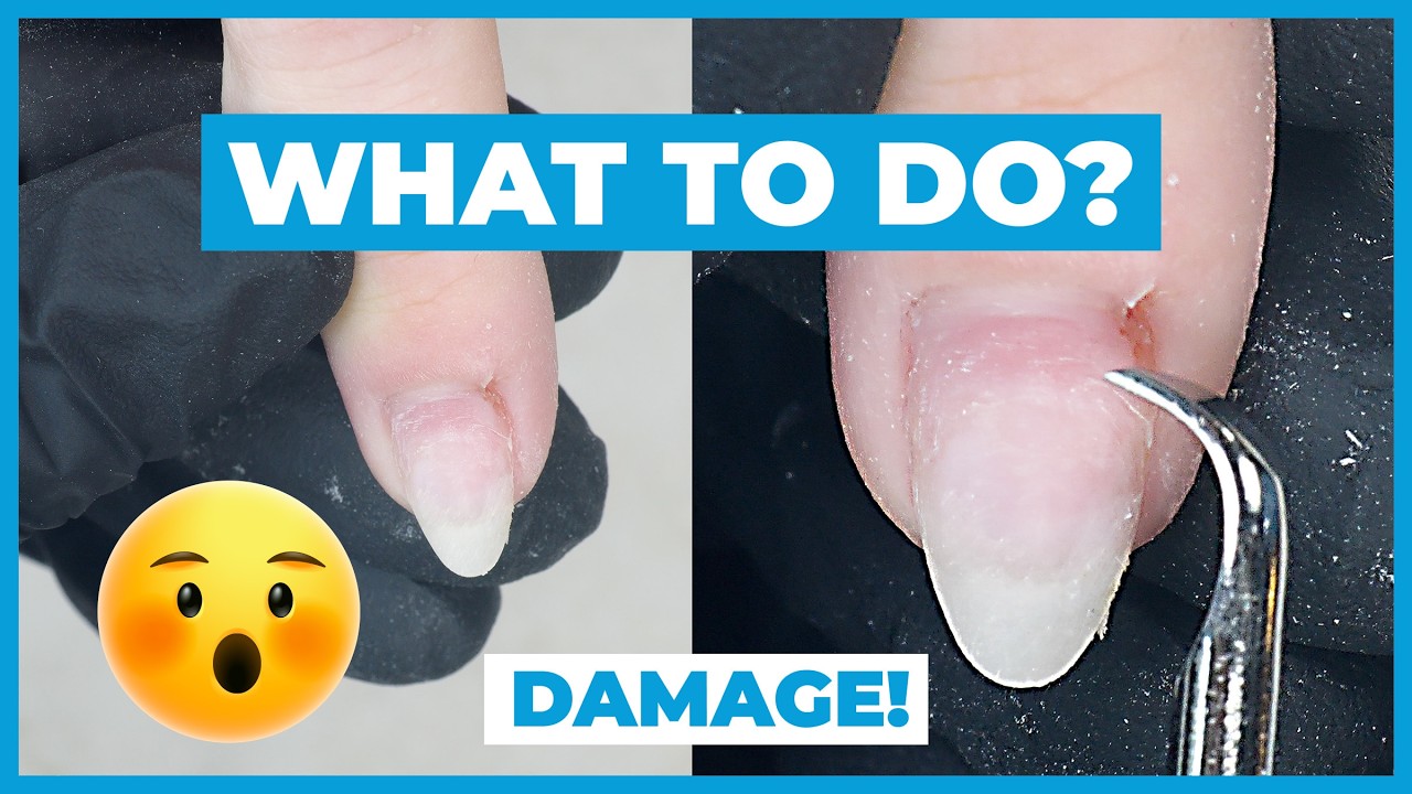 How to Safely E-File Thin and Damaged Nails - YouTube