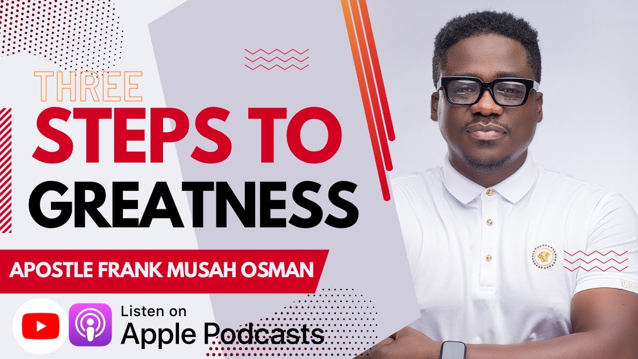 THREE STEPS TO GREATNESS - YouTube