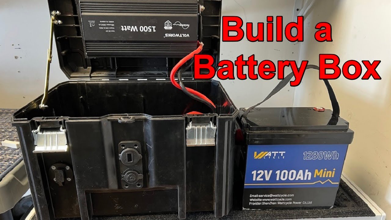 Build a battery box - YouTube