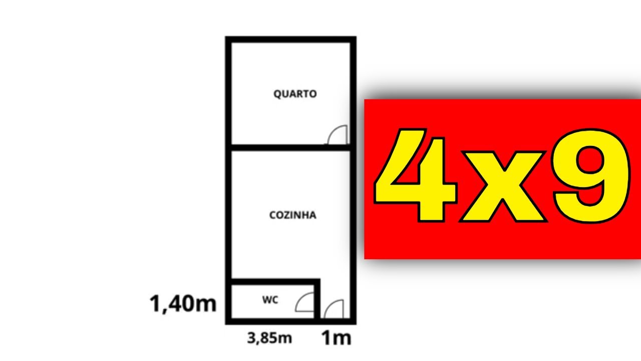 projeto de casa pequena 4x9 planta baixa muito bom casa - YouTube