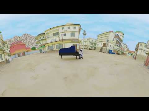 Enjoy 360 3D Experience of Virtual Reality Piano | Hinata of Naruto VR Playing Piano | 360 VR