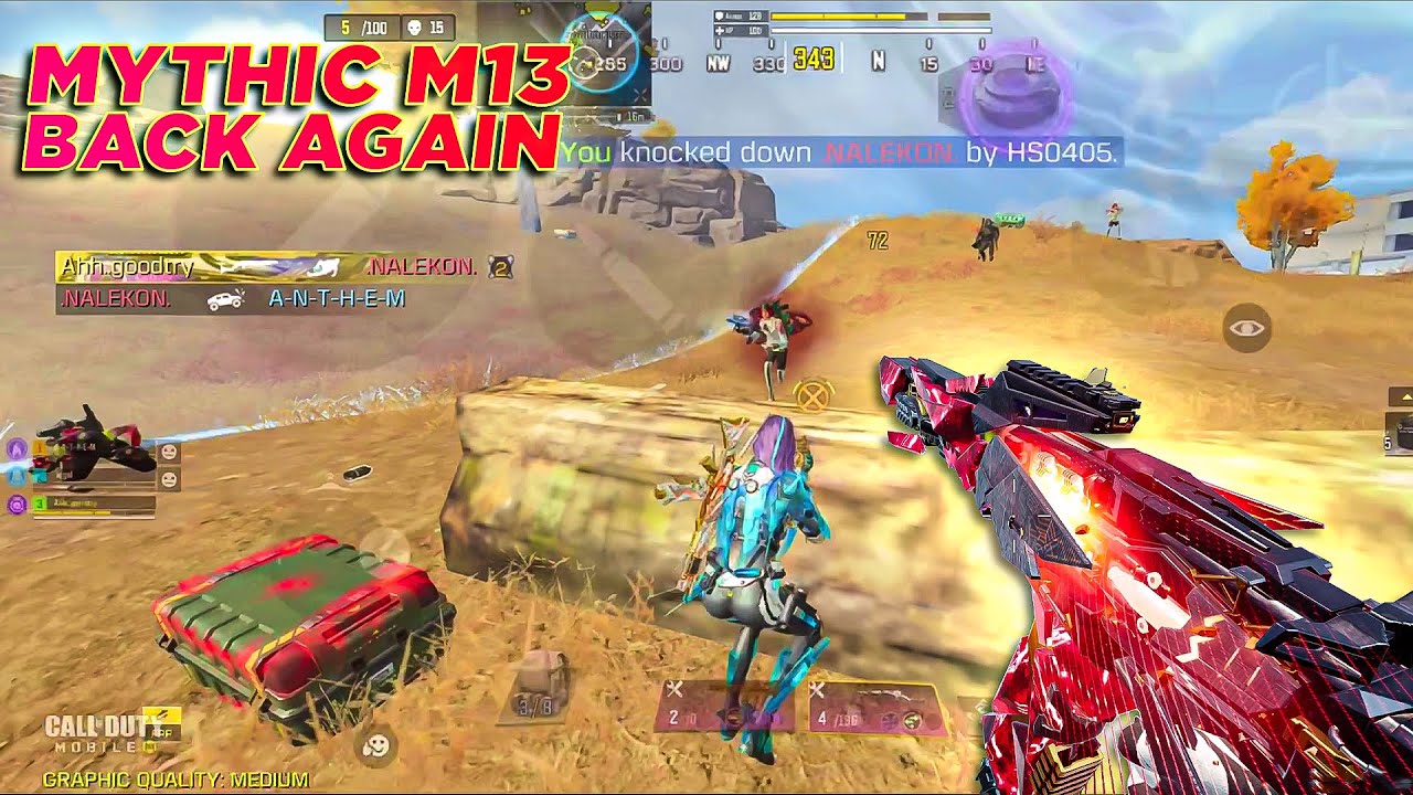 MOST FAVORITE MYTHIC M13 is BACK AGAIN 😍 | COD MOBILE !! - YouTube