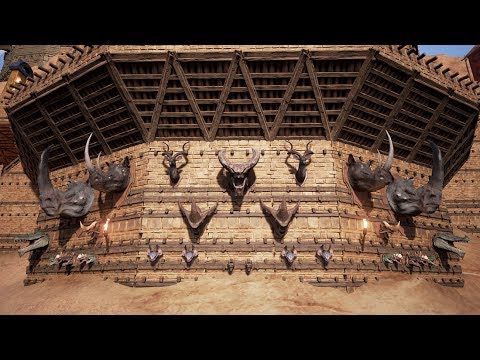 Conan Exiles Base Complete & Dec'd out Base Tour Part 2 (Cliff tower ...
