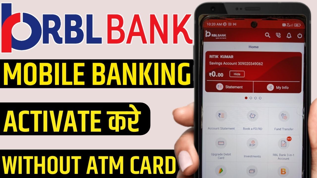 RBL bank mobile banking activate || RBL bank mobile banking activate ...