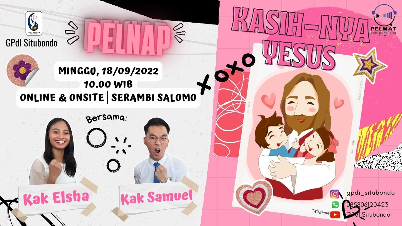 PELNAP Online GPdI Situbondo (Sekolah Minggu) | 18 September 2022 - YouTube